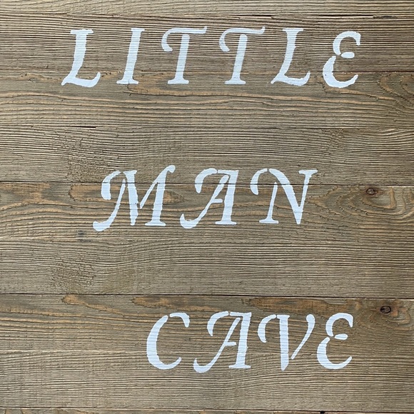 Accents | Wooden Little Man Cave Sign | Poshmark